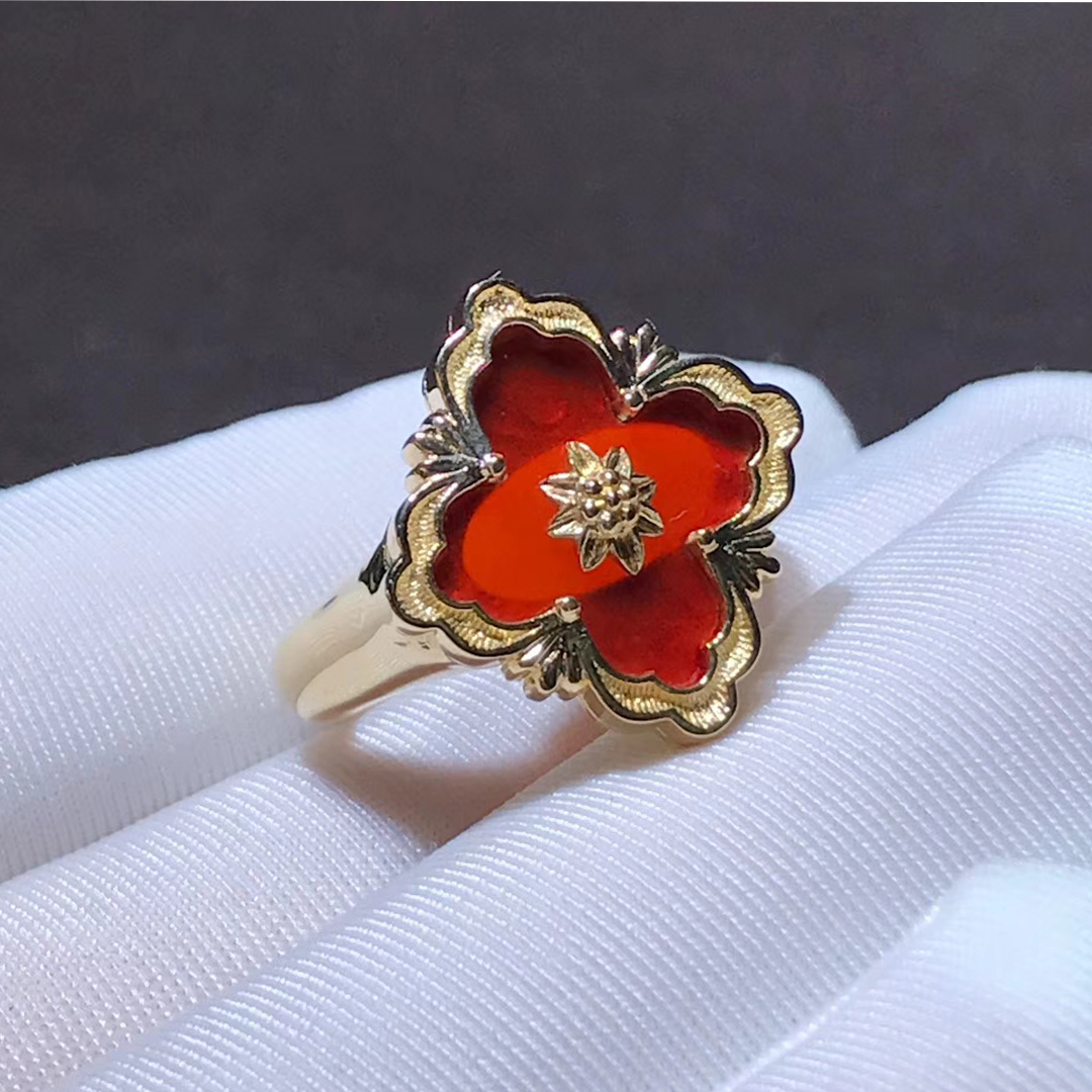 Buccellati 18k Gold Gemstones Opera Color Ring